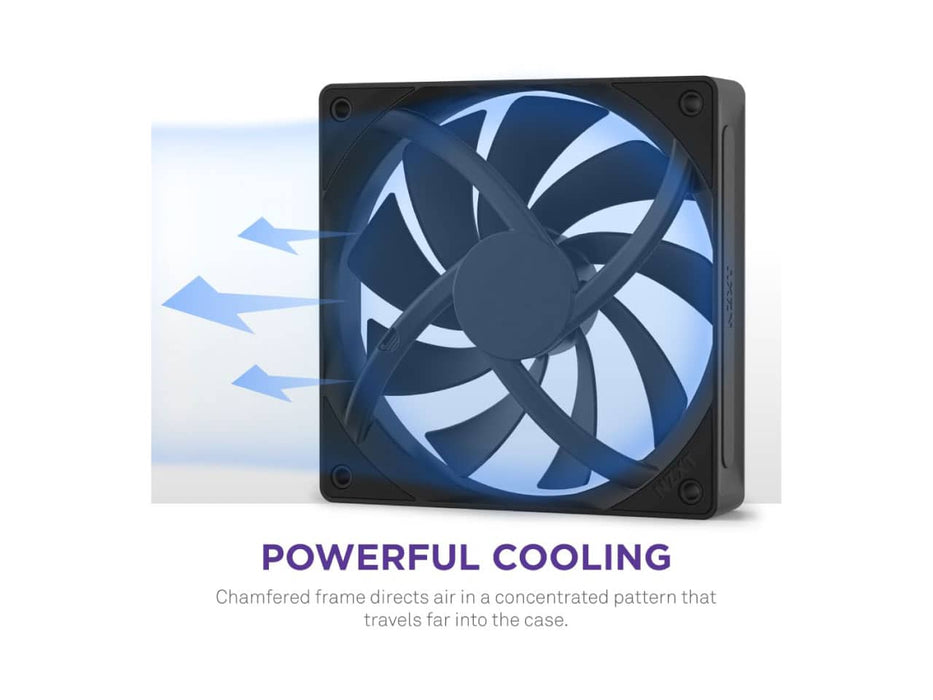 NZXT F120Q 120mm High Performance Case Fan, Black — Airdrie Computer