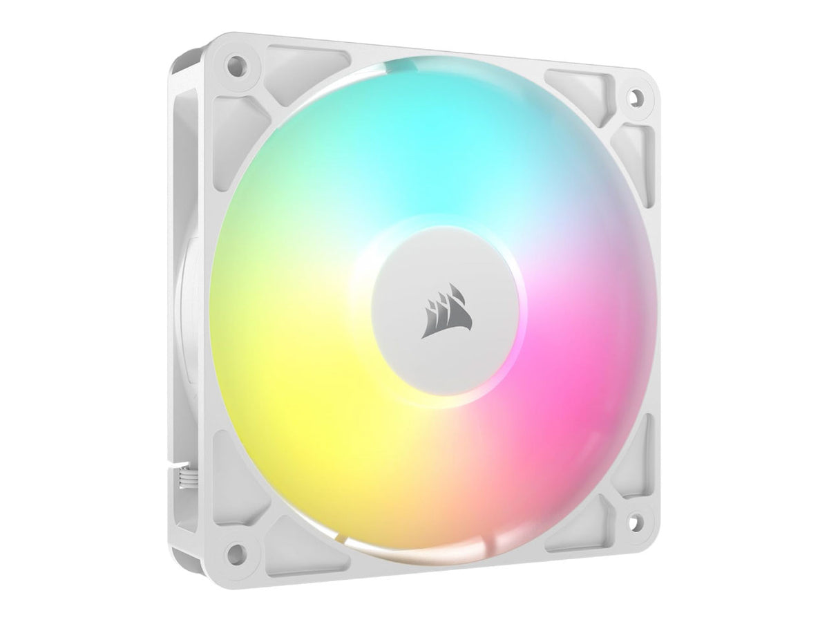 Corsair RS120 ARGB 120MM PWM Case Fan, 4pin PWM, White — Airdrie Computer